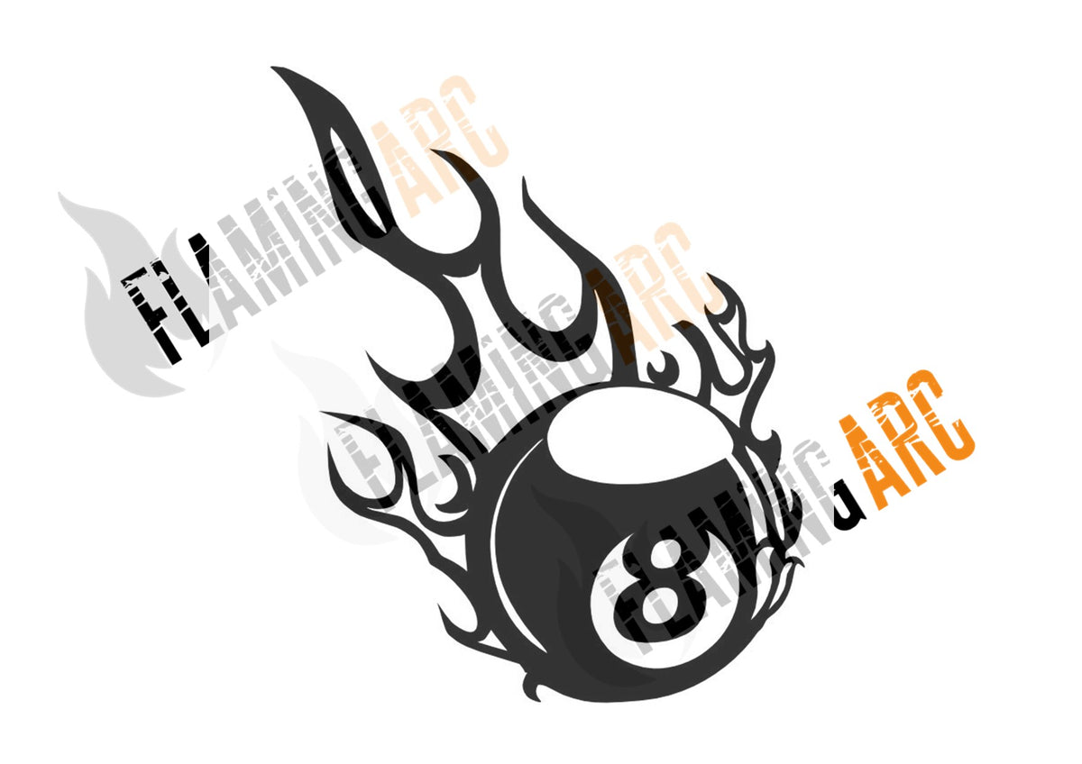 8_Ball_Metal_Wall_Art – FlamingArc Co.